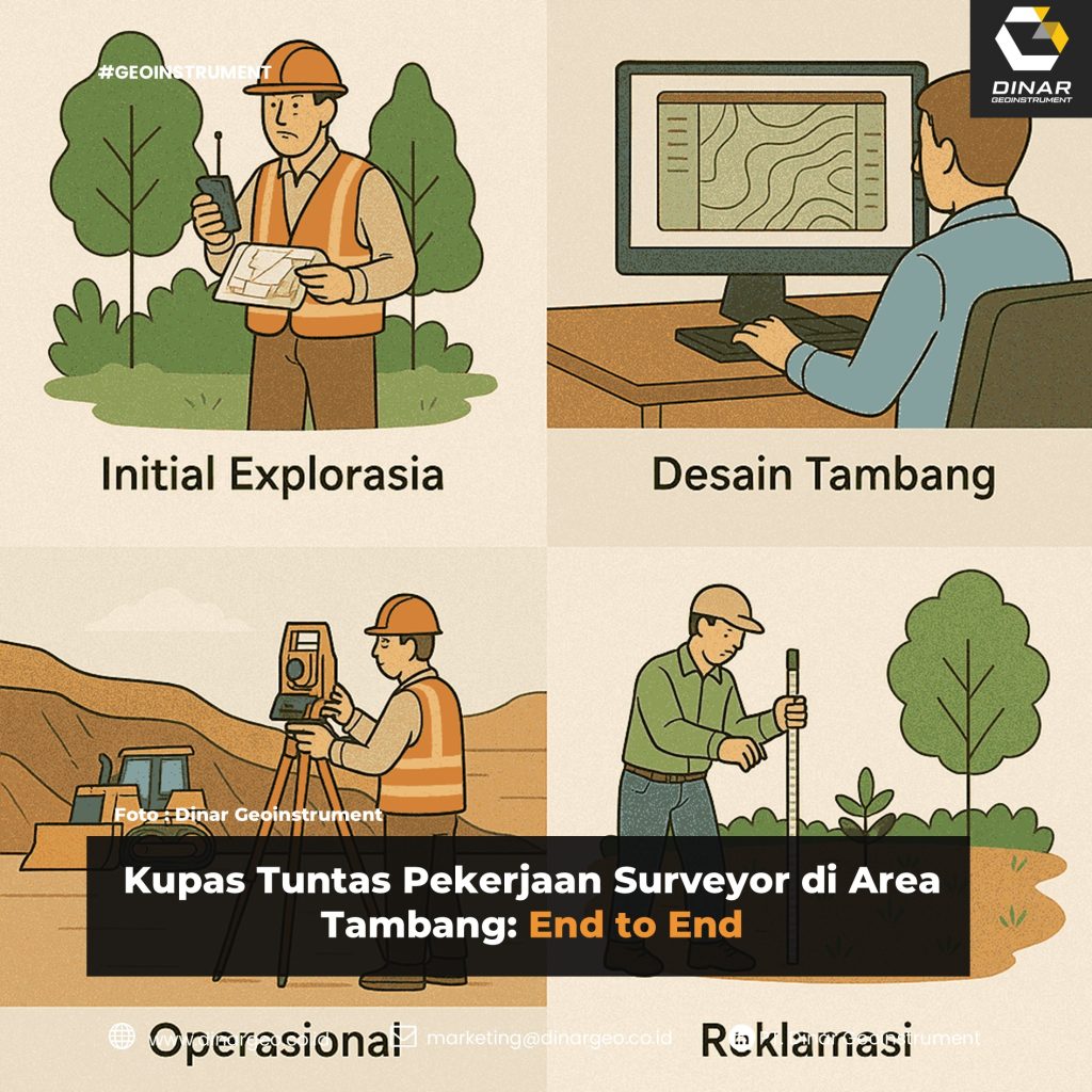 Kupas Tuntas Pekerjaan Surveyor di Area Tambang: End to End