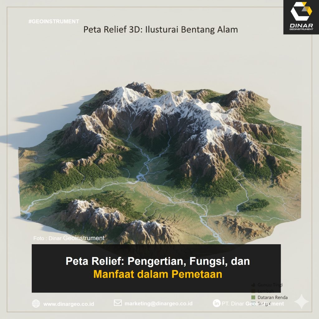 Peta Relief: Pengertian, Fungsi, dan Manfaat dalam Pemetaan