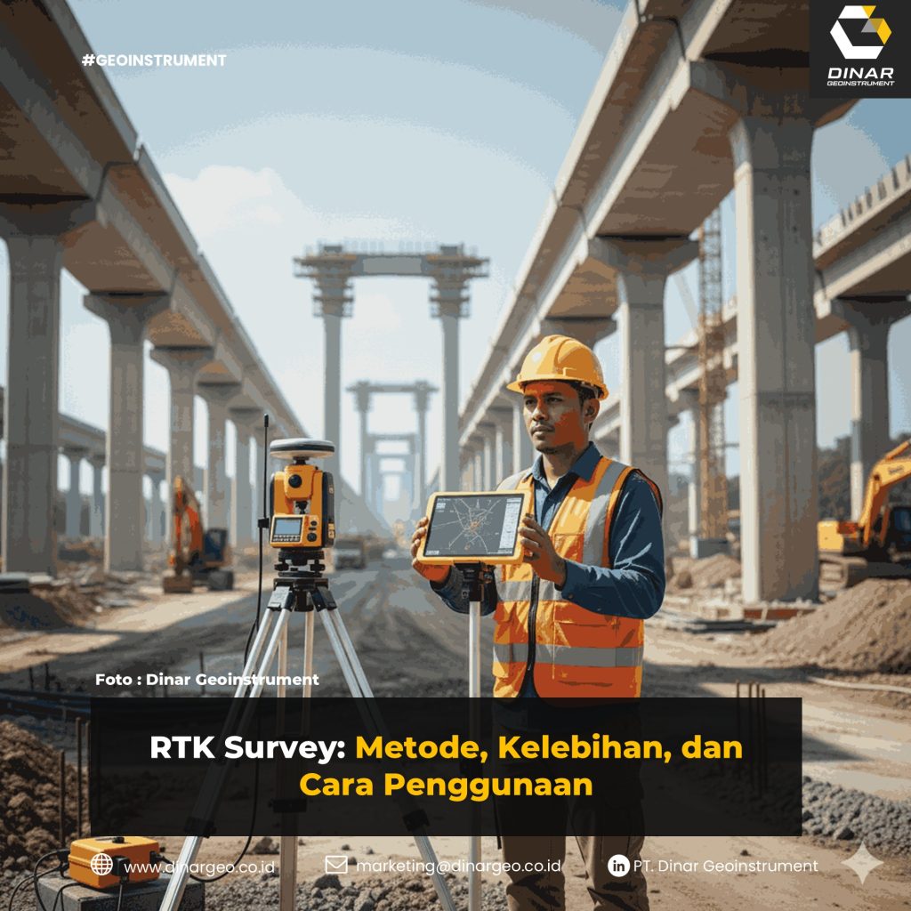 RTK Survey: Metode, Kelebihan, dan Cara Penggunaan - Dinar Geoinstrument